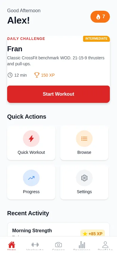CrossFit Coach AI
