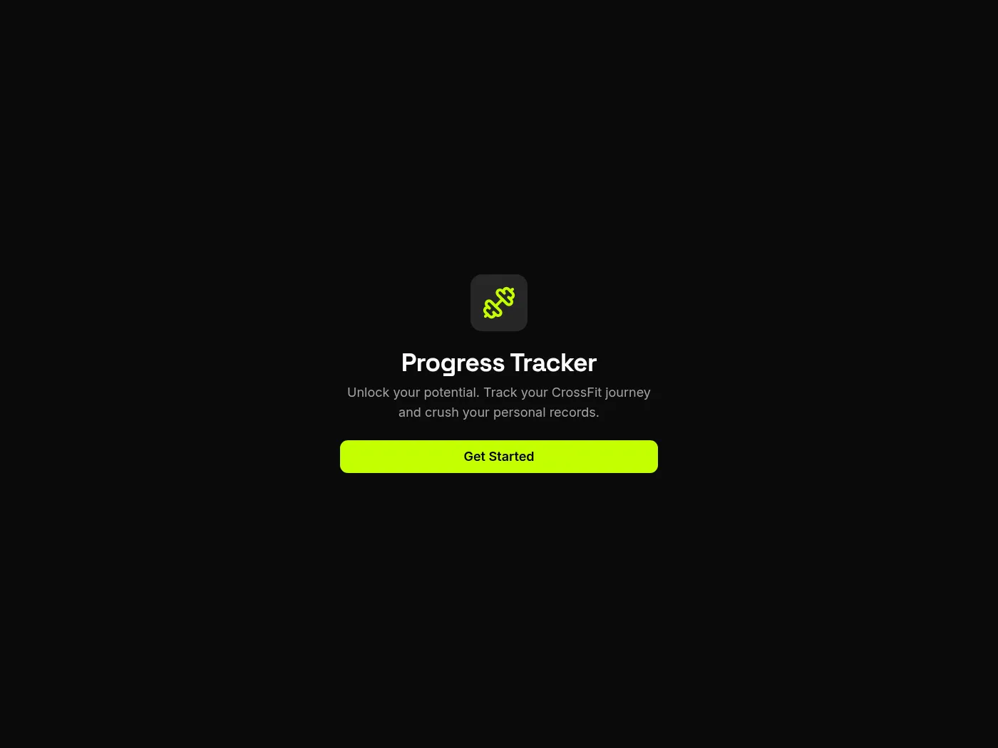 CrossFit Progress Tracker