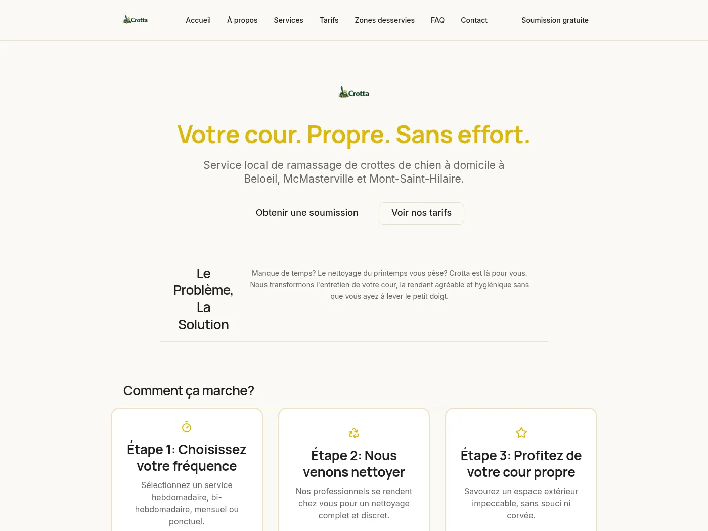 Crotta Site Propre