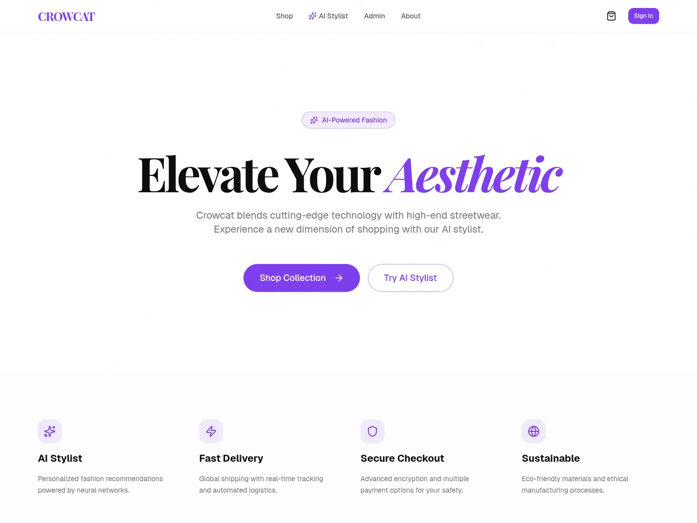 Crowcat AI E-Commerce