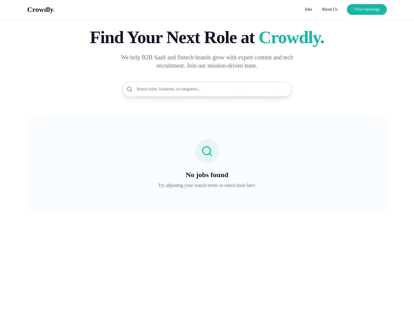 Crowdly Job Board