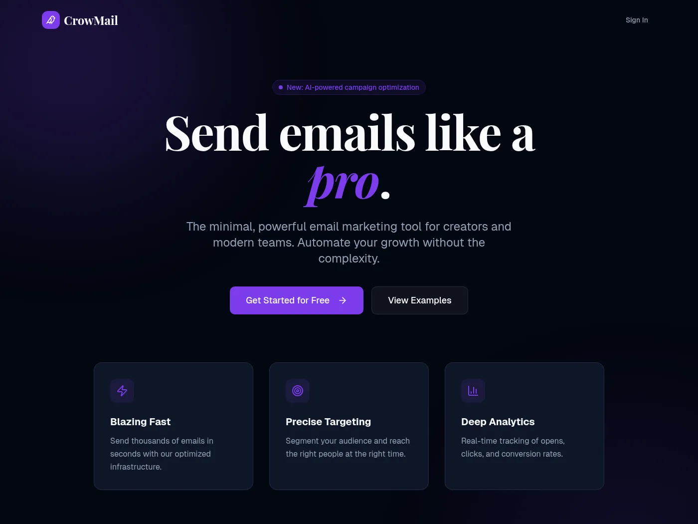 CrowMail Marketer