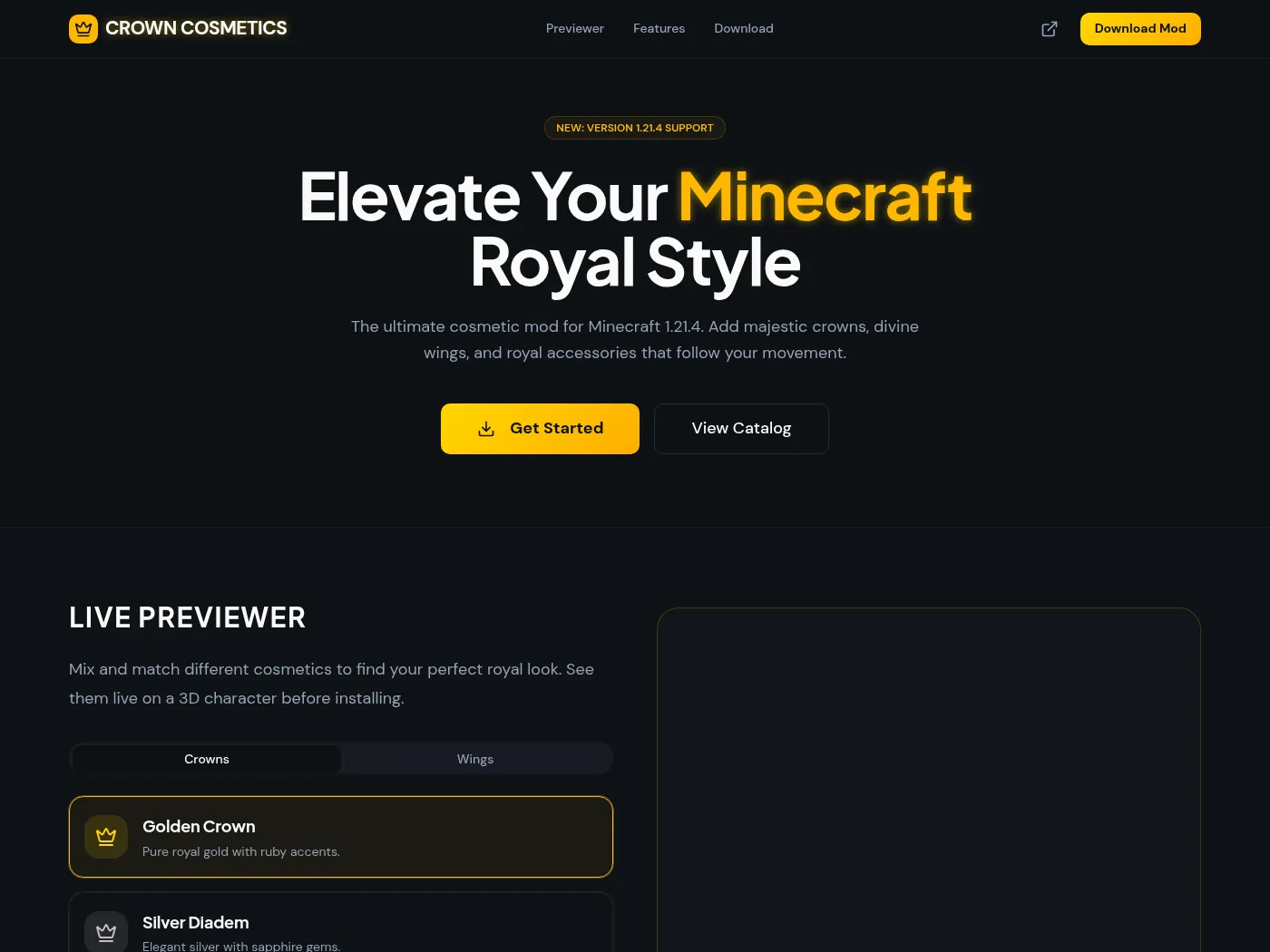 Crown Cosmetics Mod