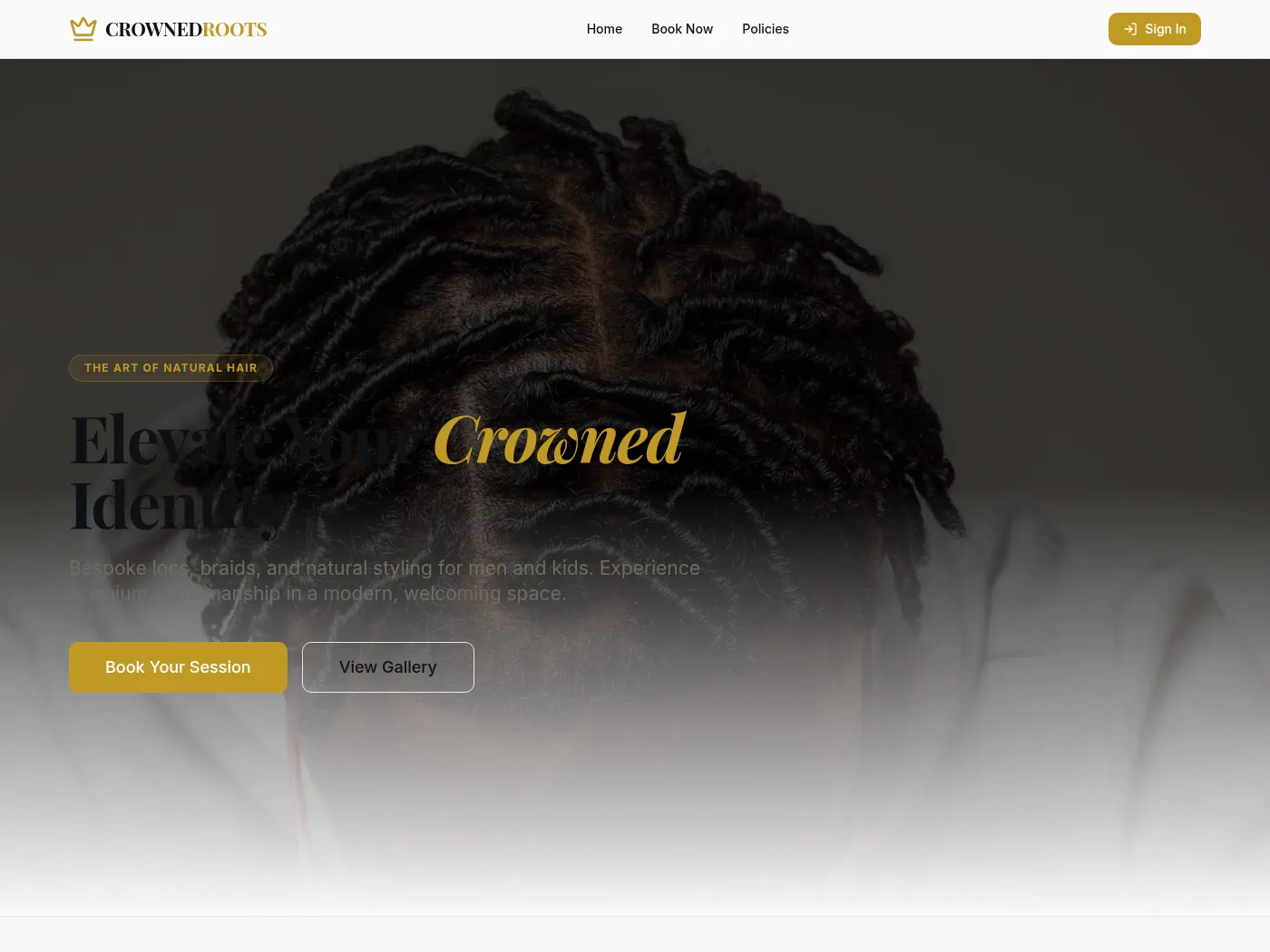 Crowned Roots Booking