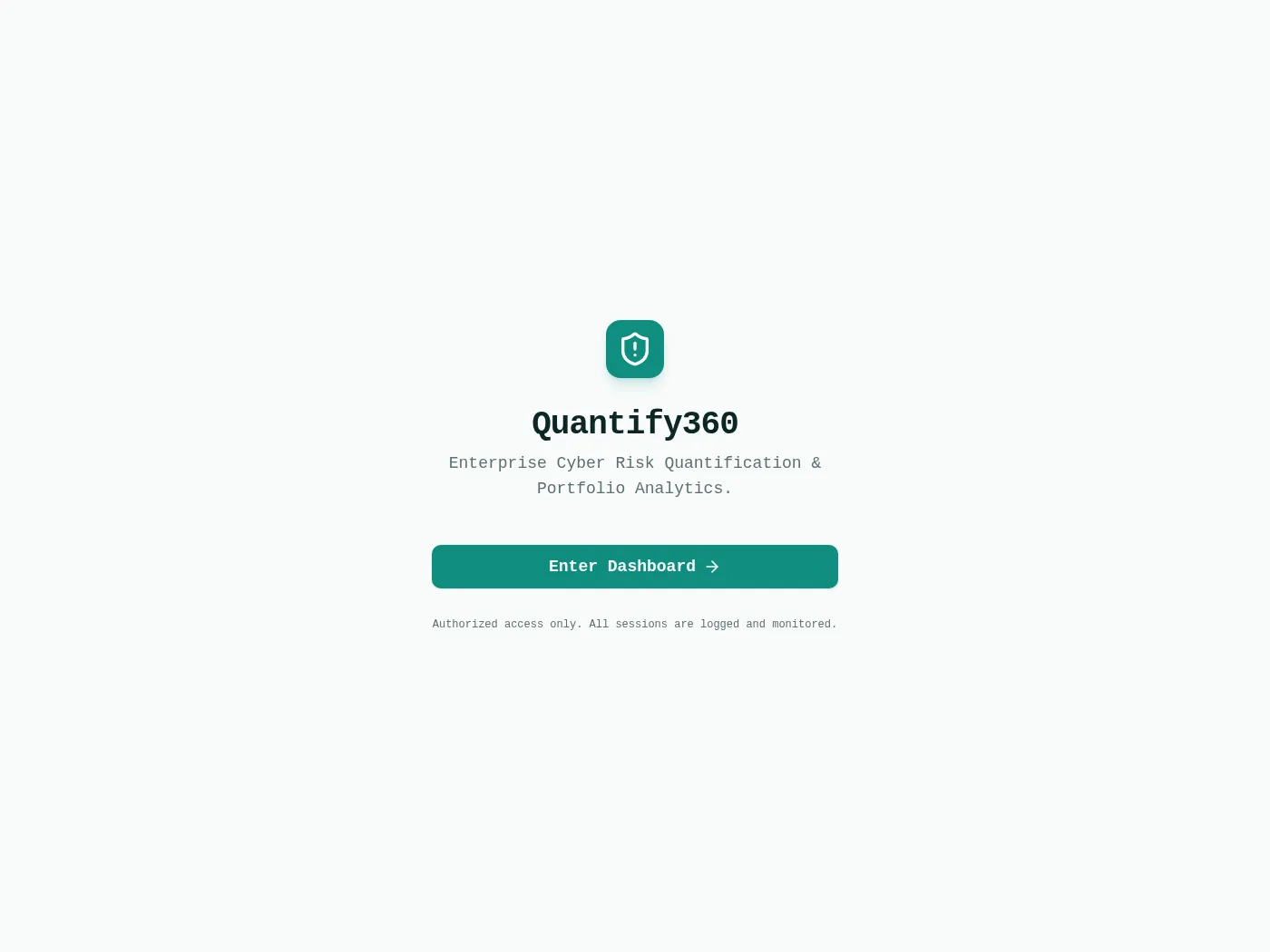 Quantify360 CRQ Dashboard