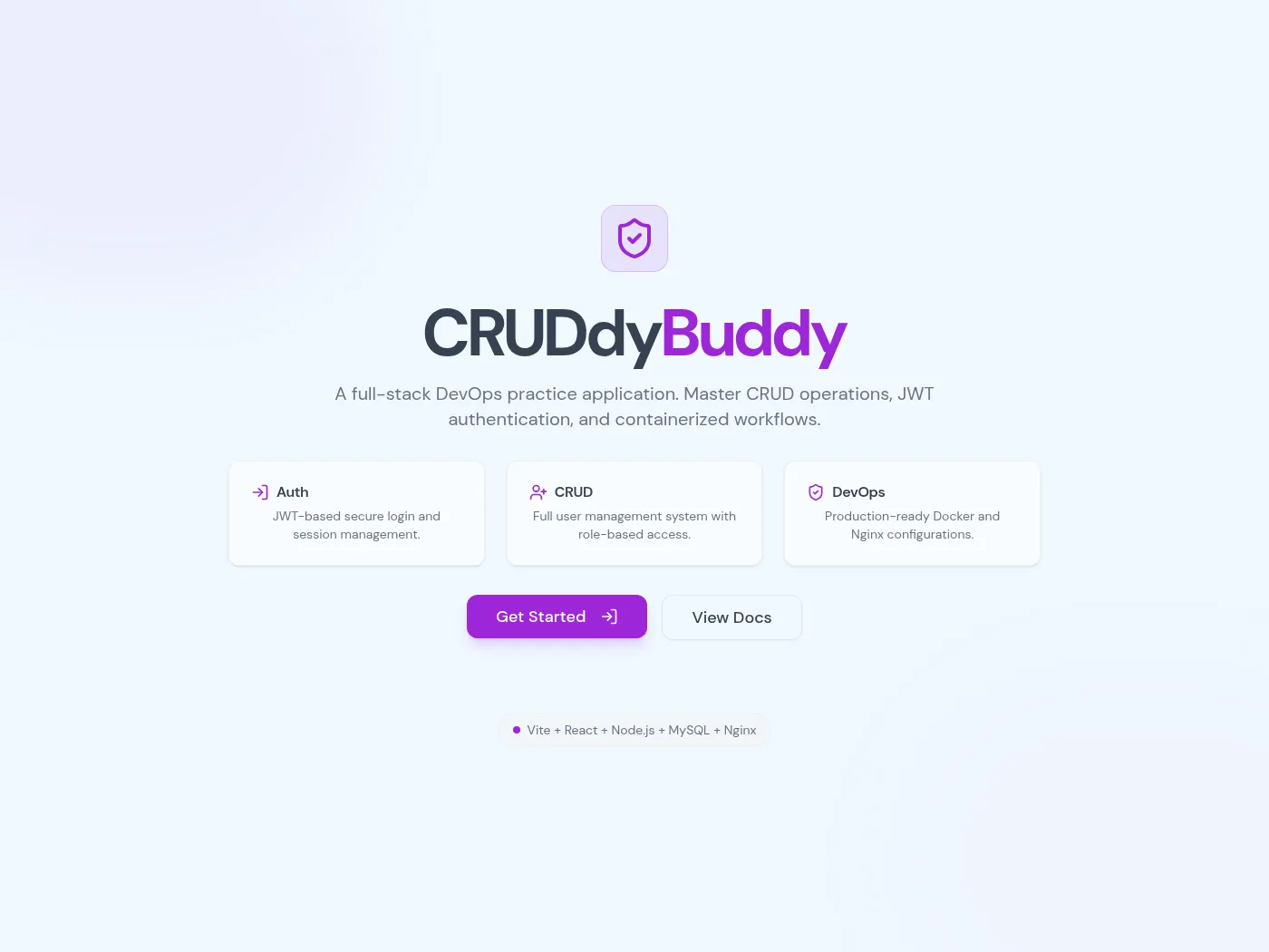 CRUDdyBuddy