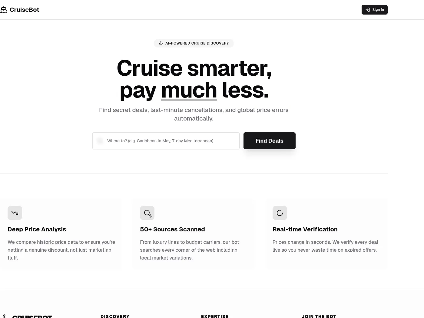 Cruise Deal Bot