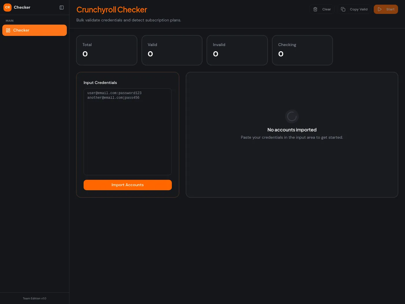 Crunchyroll Account Checker