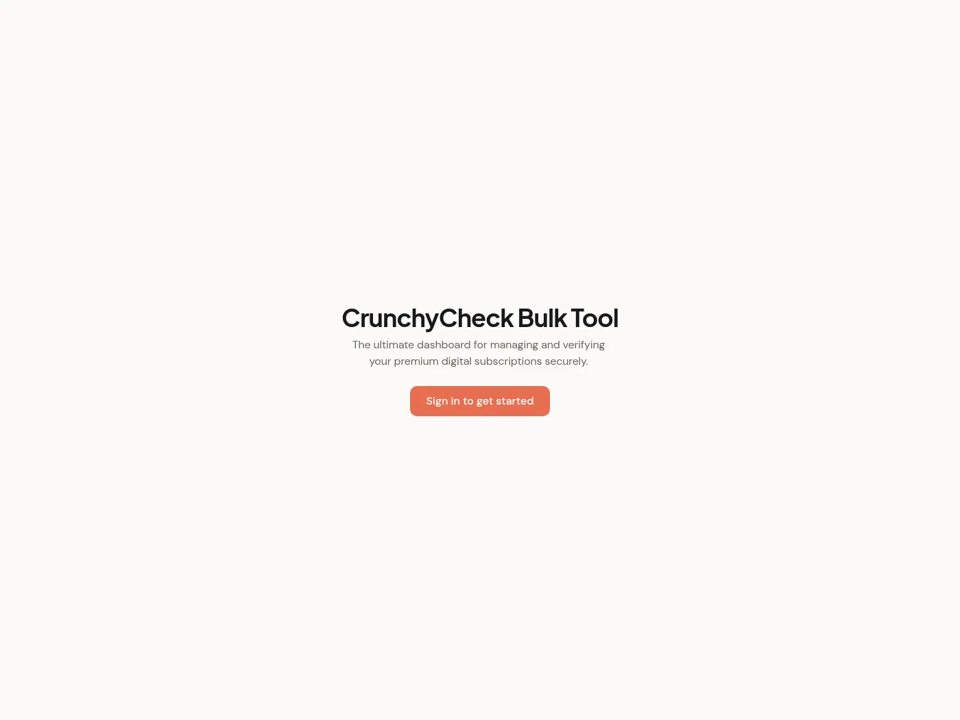 CrunchyCheck Bulk Tool