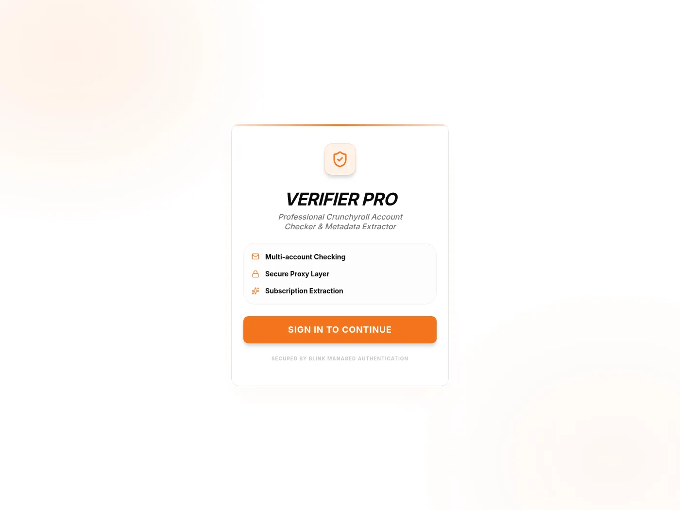 Crunchyroll Verifier Pro