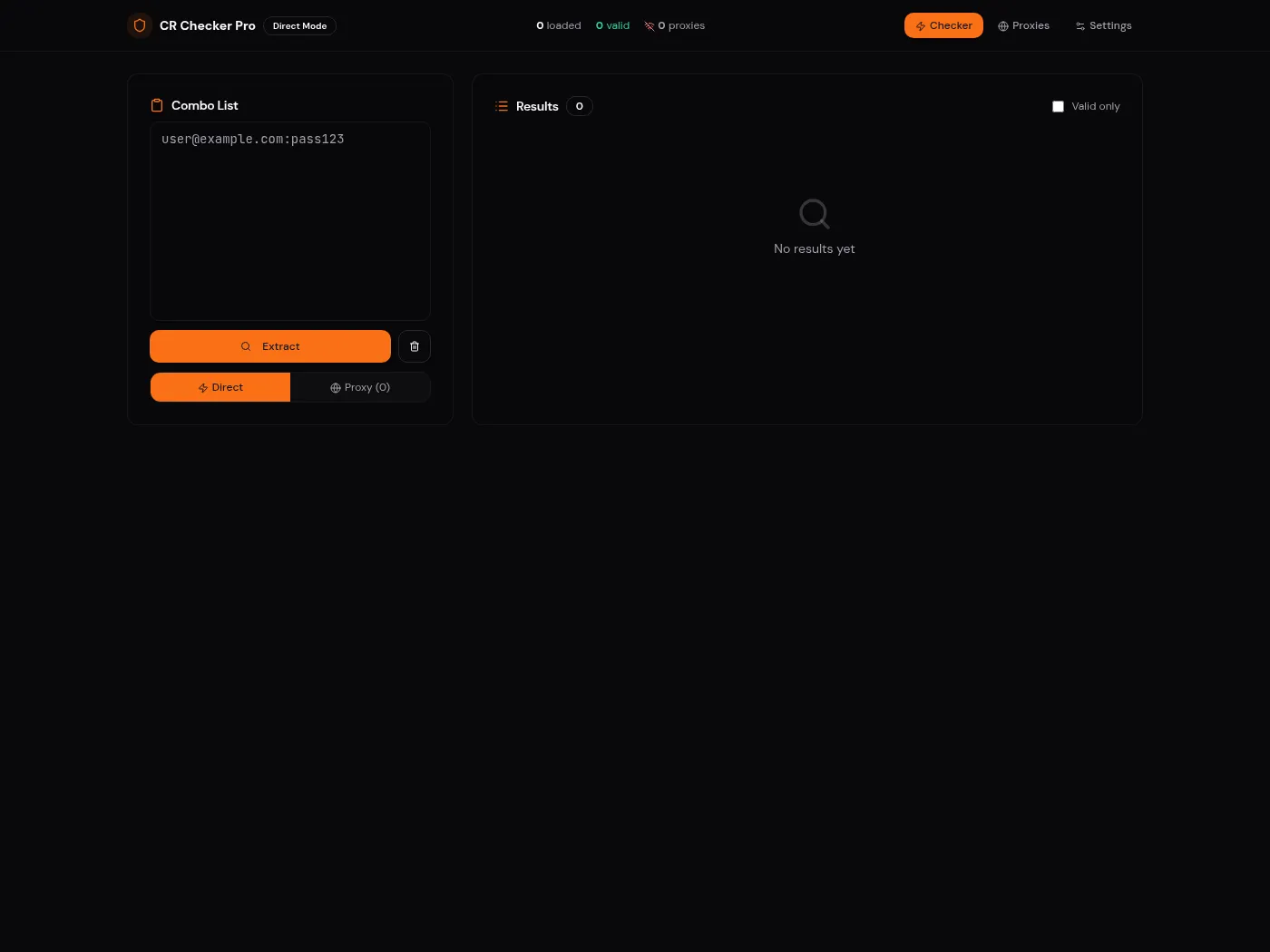 Crunchyroll Credential Checker (Remix)