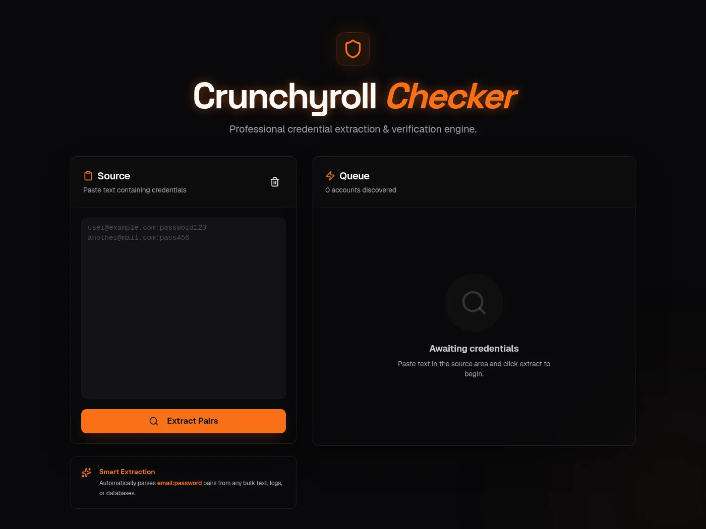 Crunchyroll Credential Checker (Remix)