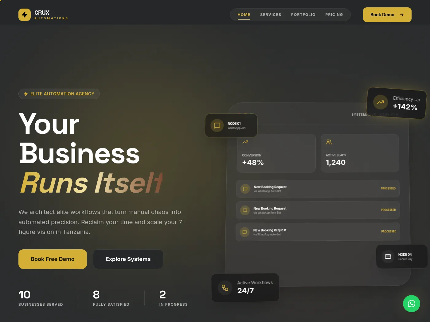 Crux Automations Site