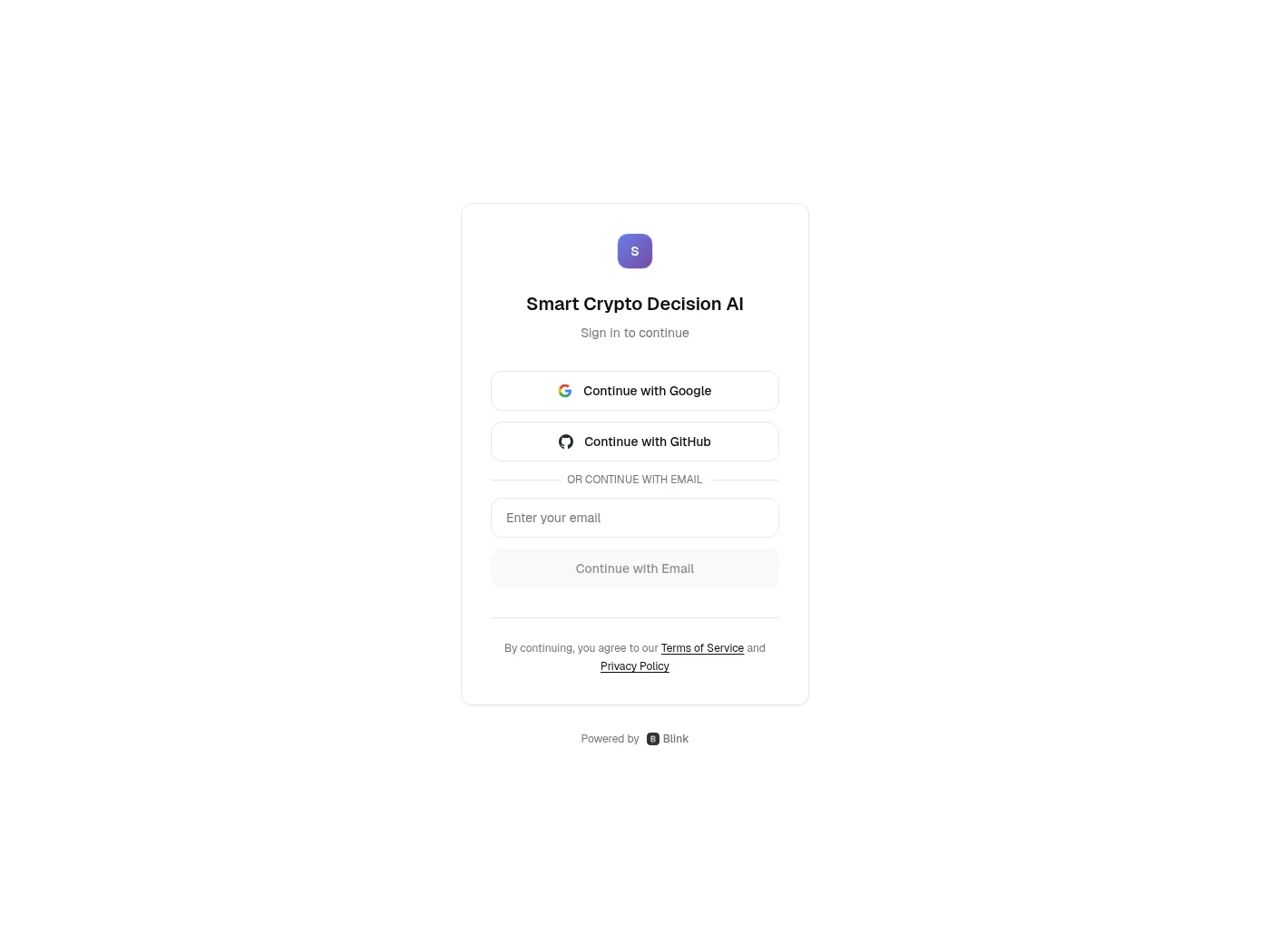 Smart Crypto Decision AI
