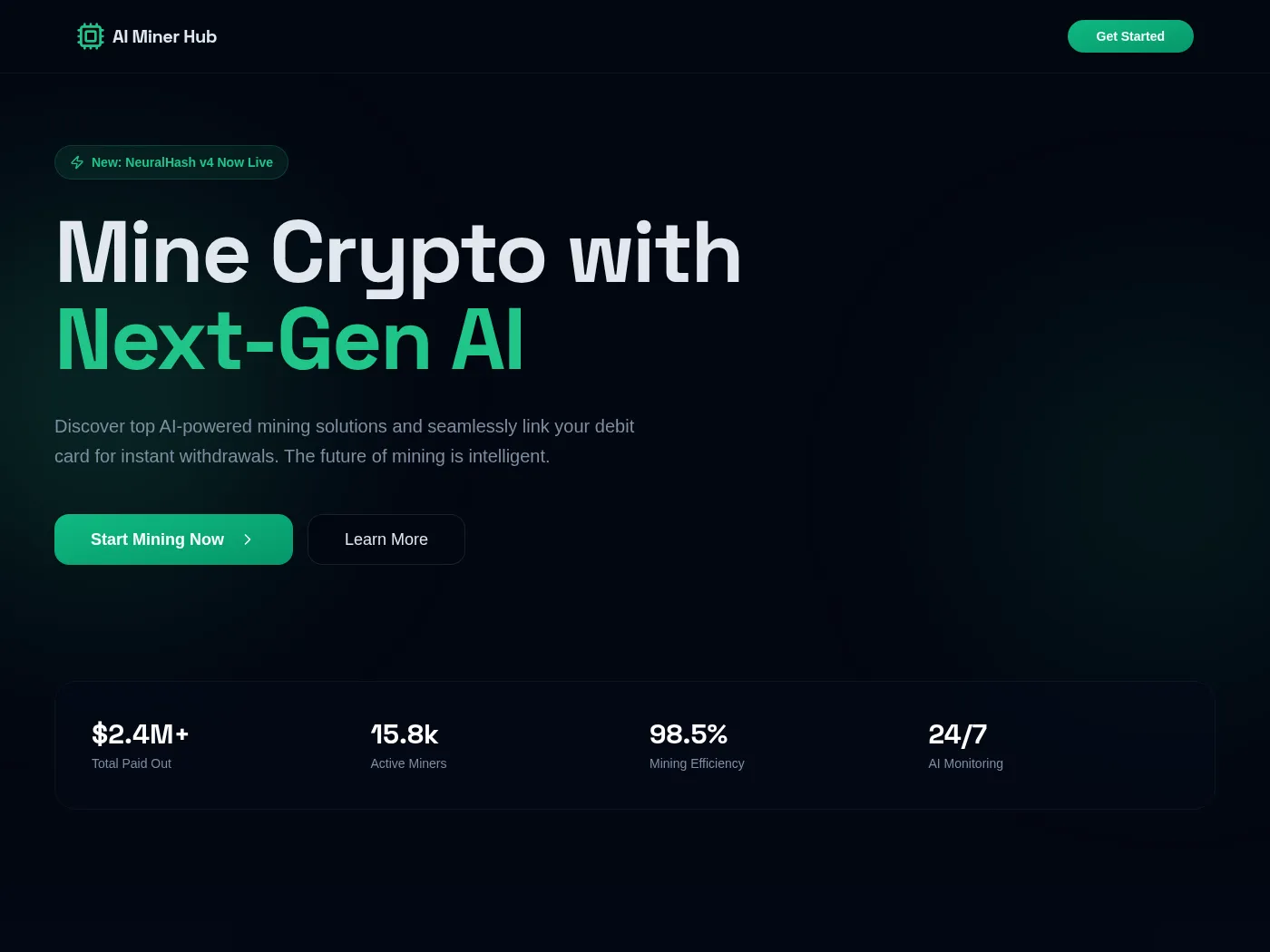 Crypto AI Miner Hub