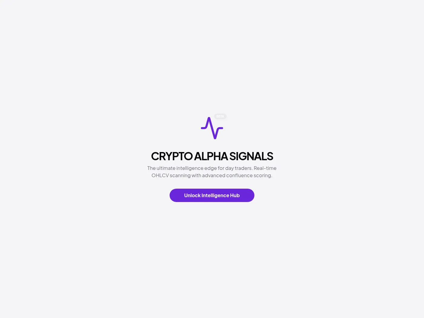 Crypto Alpha Signals