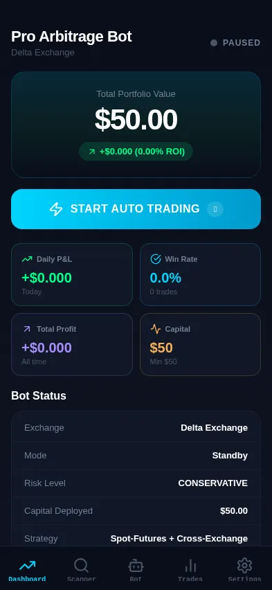 Pro Crypto Arbitrage Bot