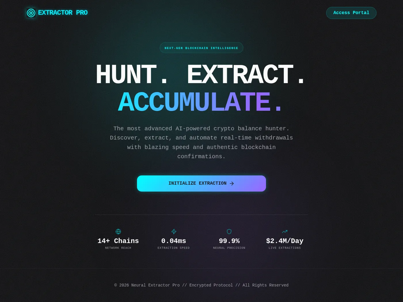 Crypto Extractor Pro