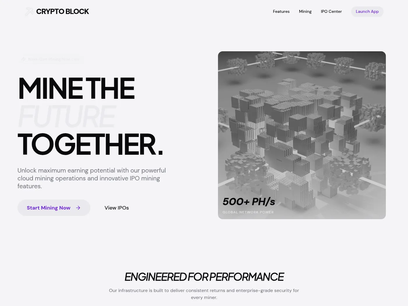 Crypto Block Mining