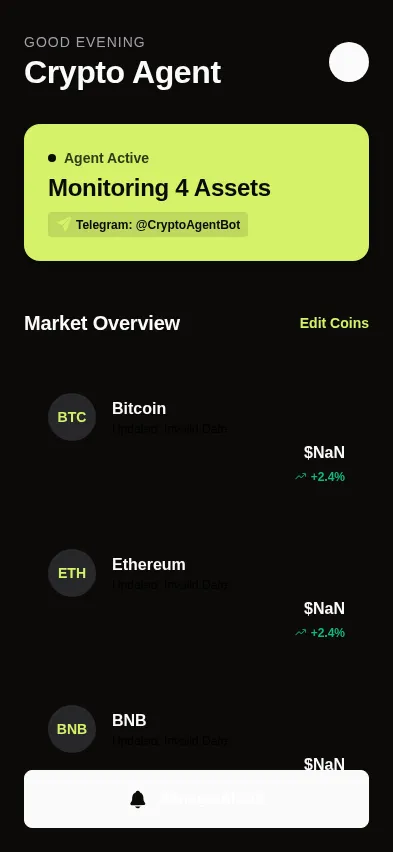 Crypto Telegram Agent