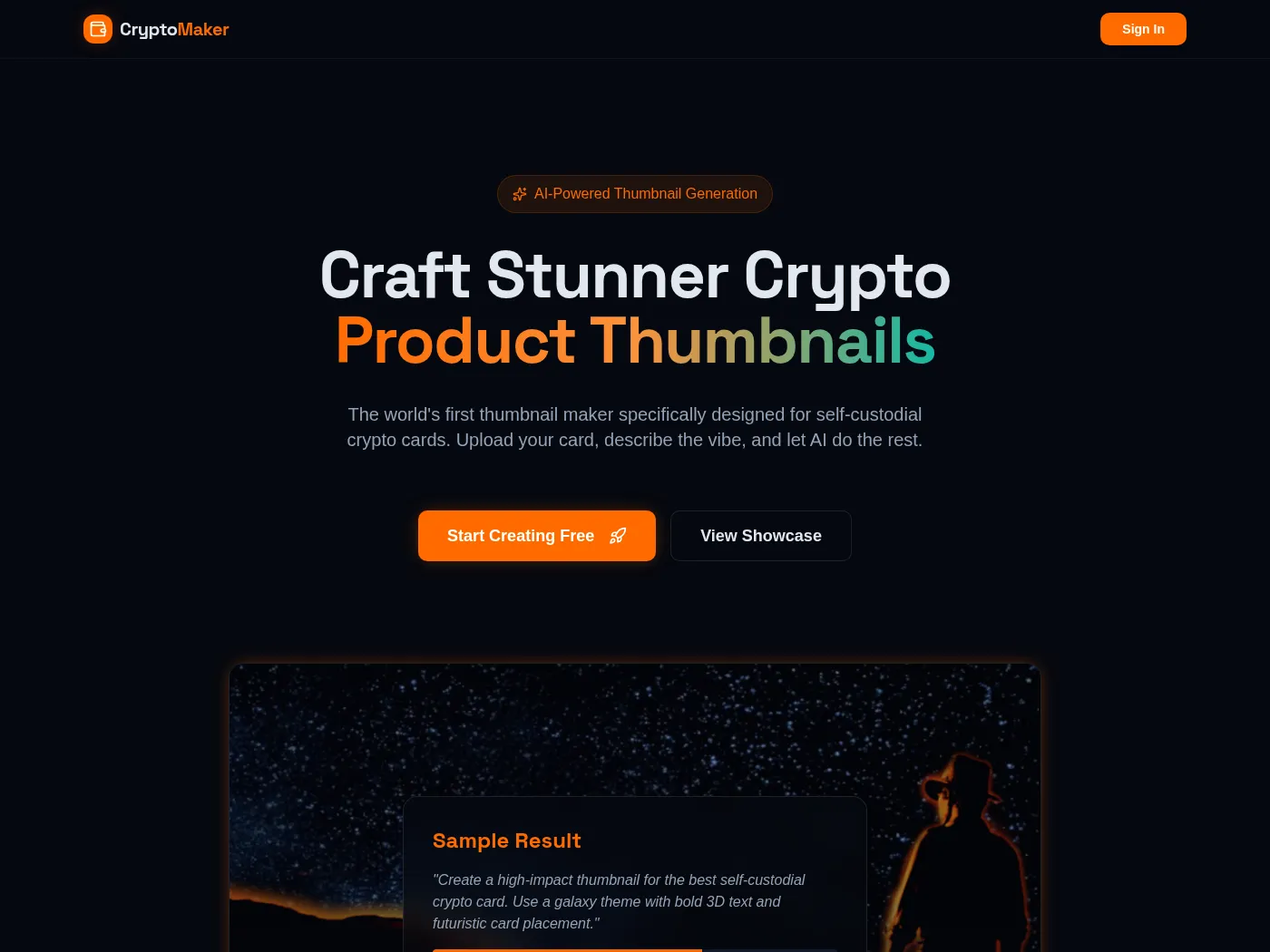 Crypto Card Thumbnail Maker