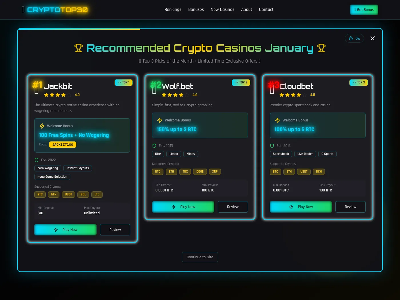 Crypto Casino Affiliate Platform