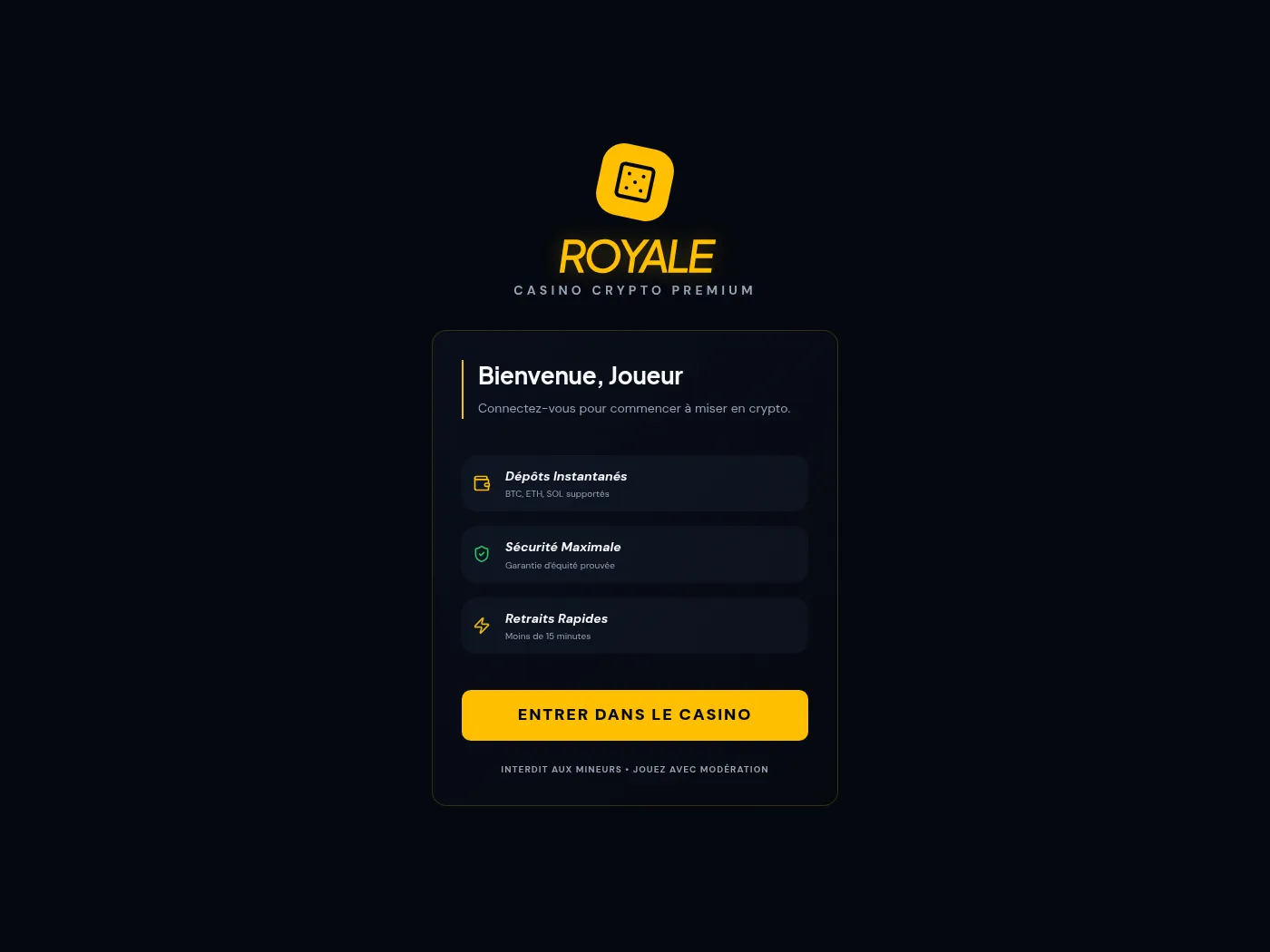 Crypto Casino Royale