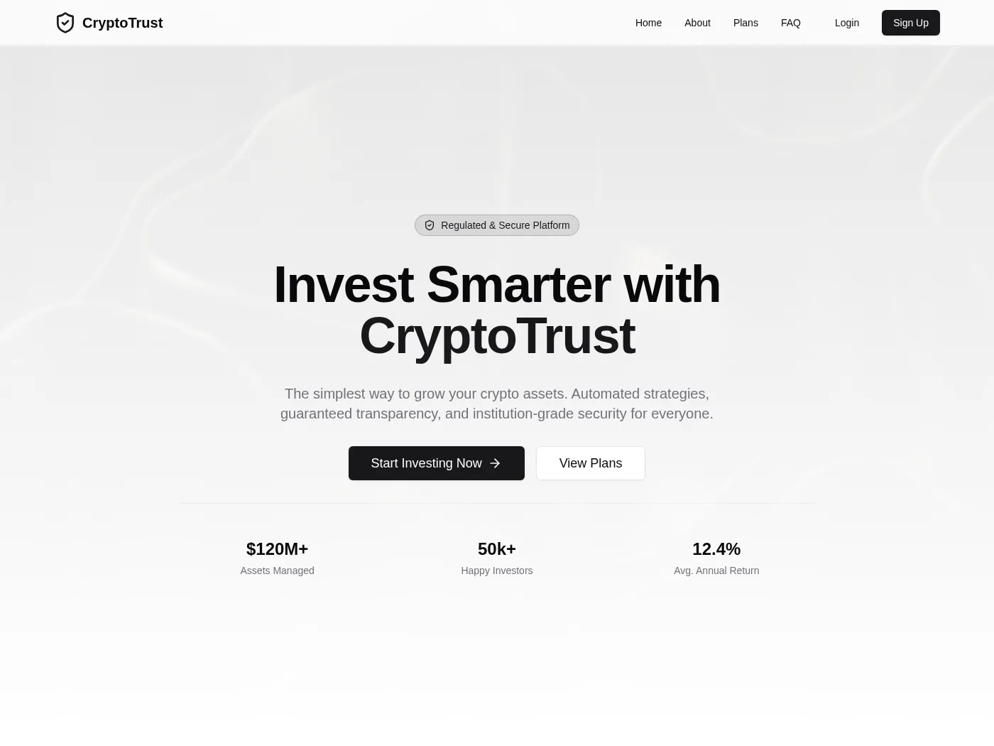 CryptoTrust Dashboard