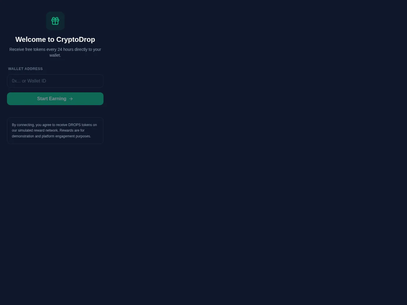 Crypto Drop Extension