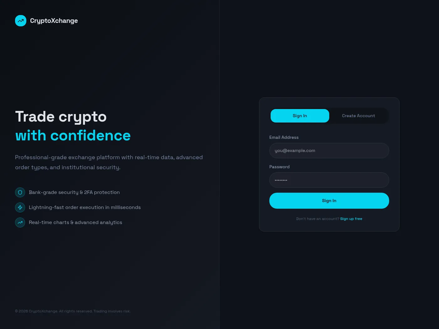CryptoXchange Admin Suite