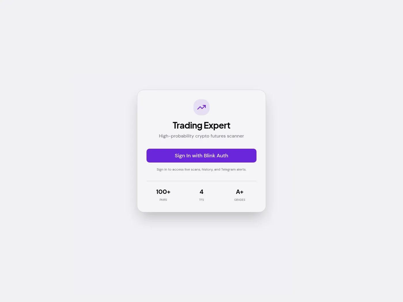 Trading Expert Crypto Scanner