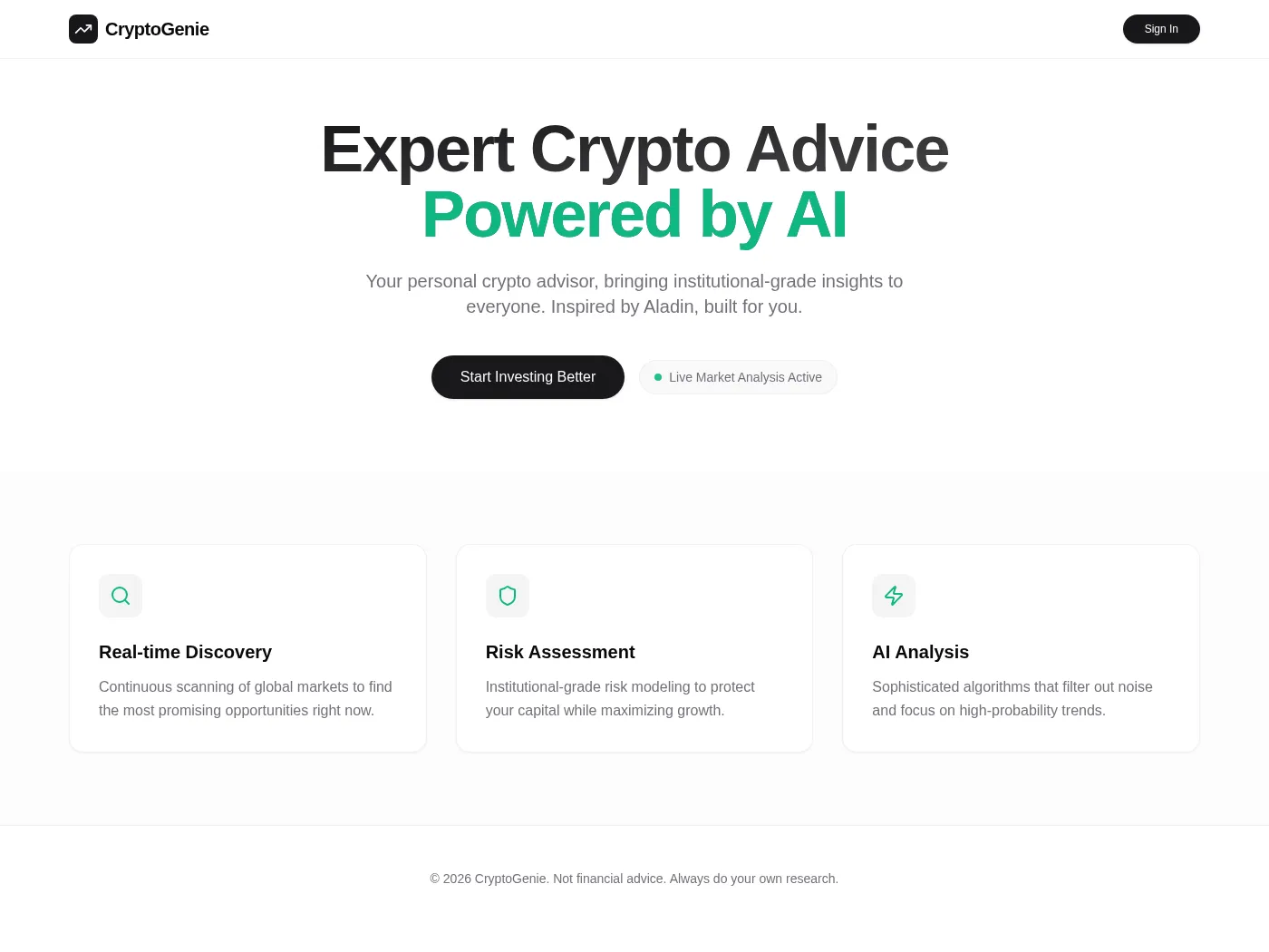 Crypto Genie