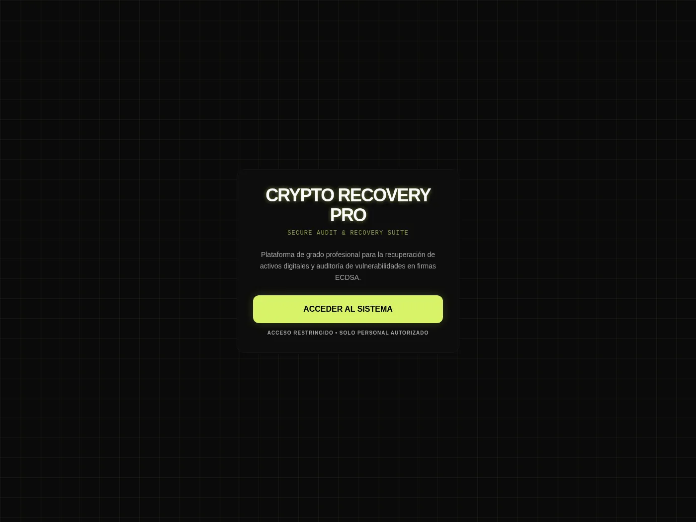 Crypto Key Recovery Pro