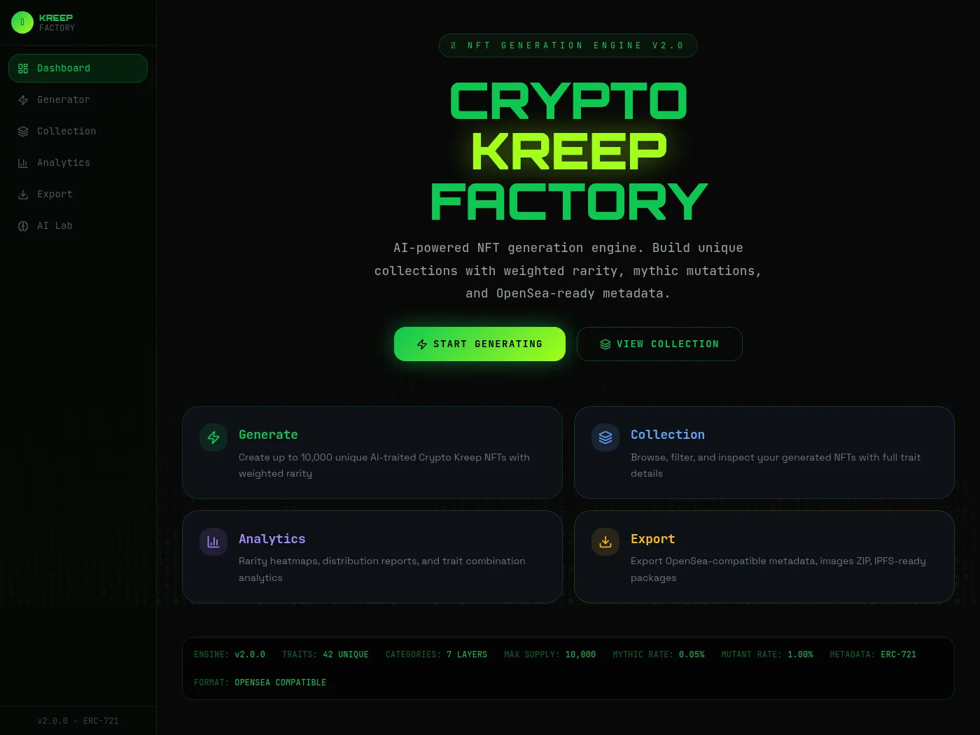 Crypto Kreep Factory