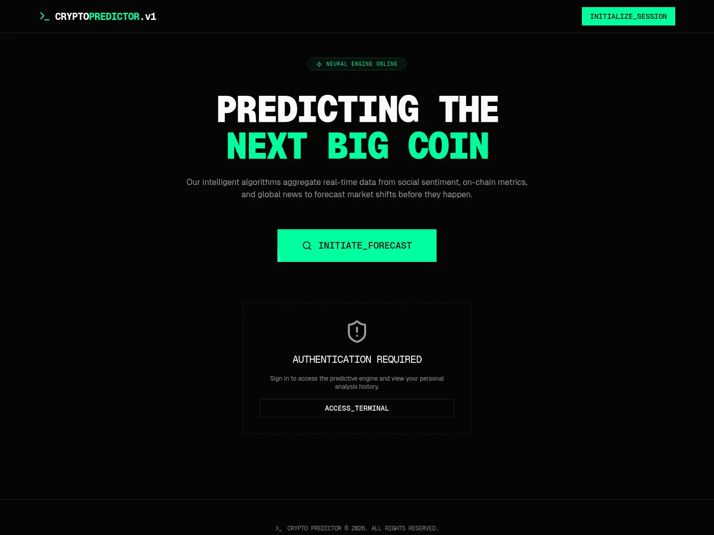 Crypto Predictor