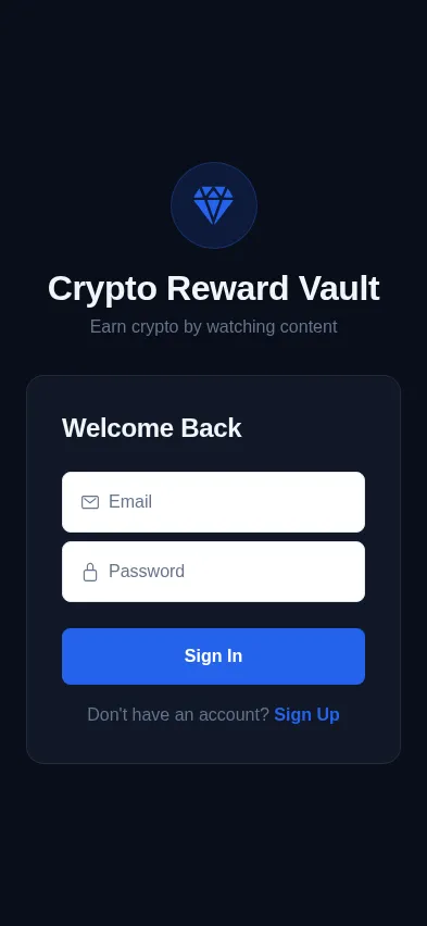 Crypto Reward Vault