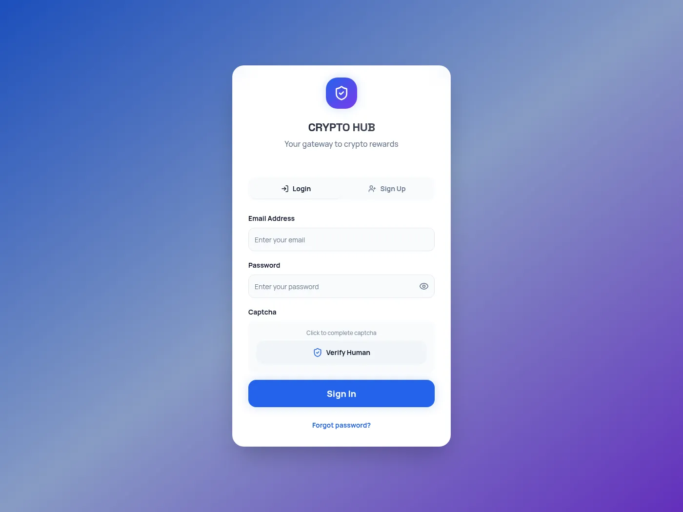 Crypto Rewards Hub
