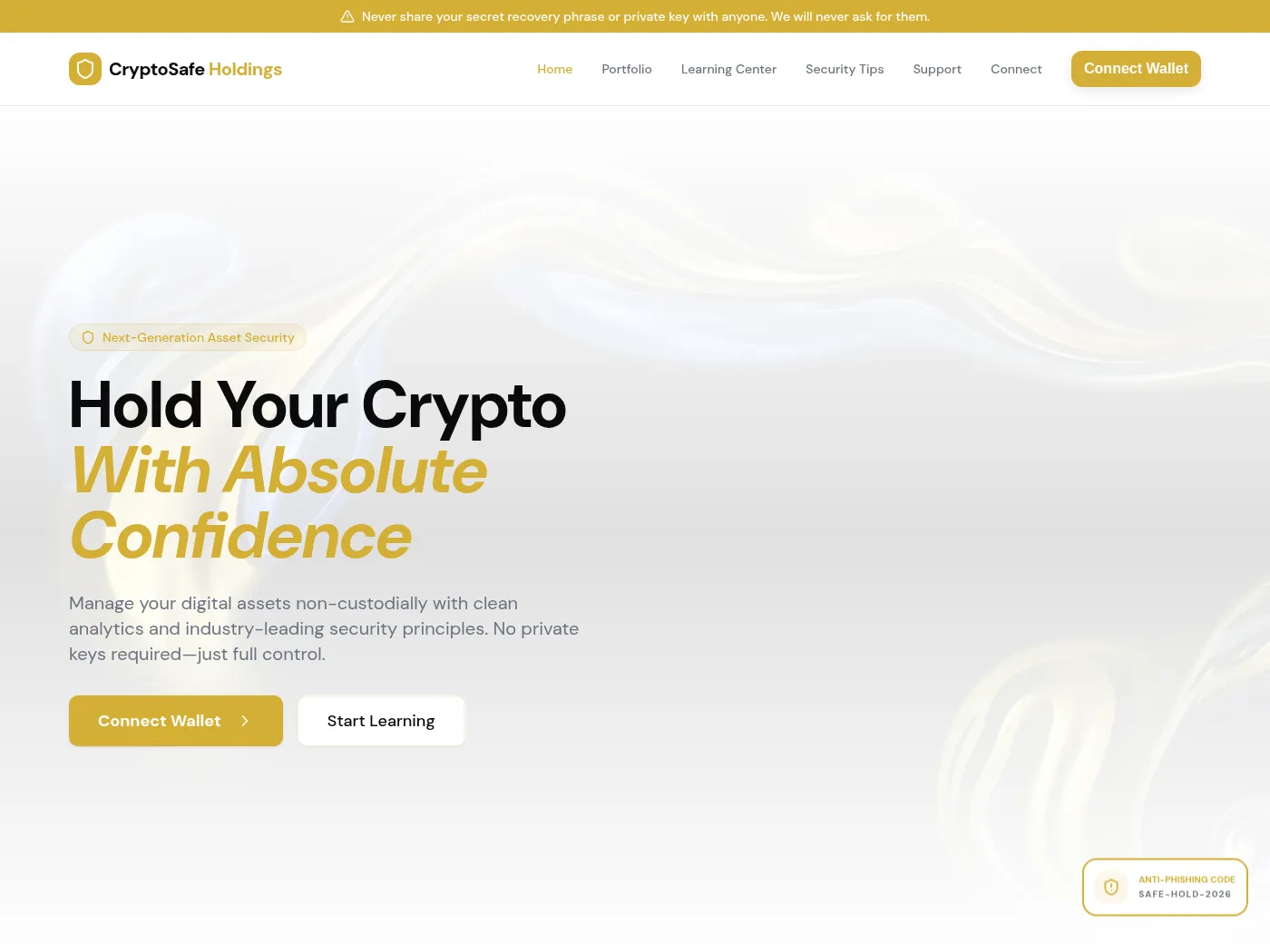 Cryptocurrency Safe Holdings
