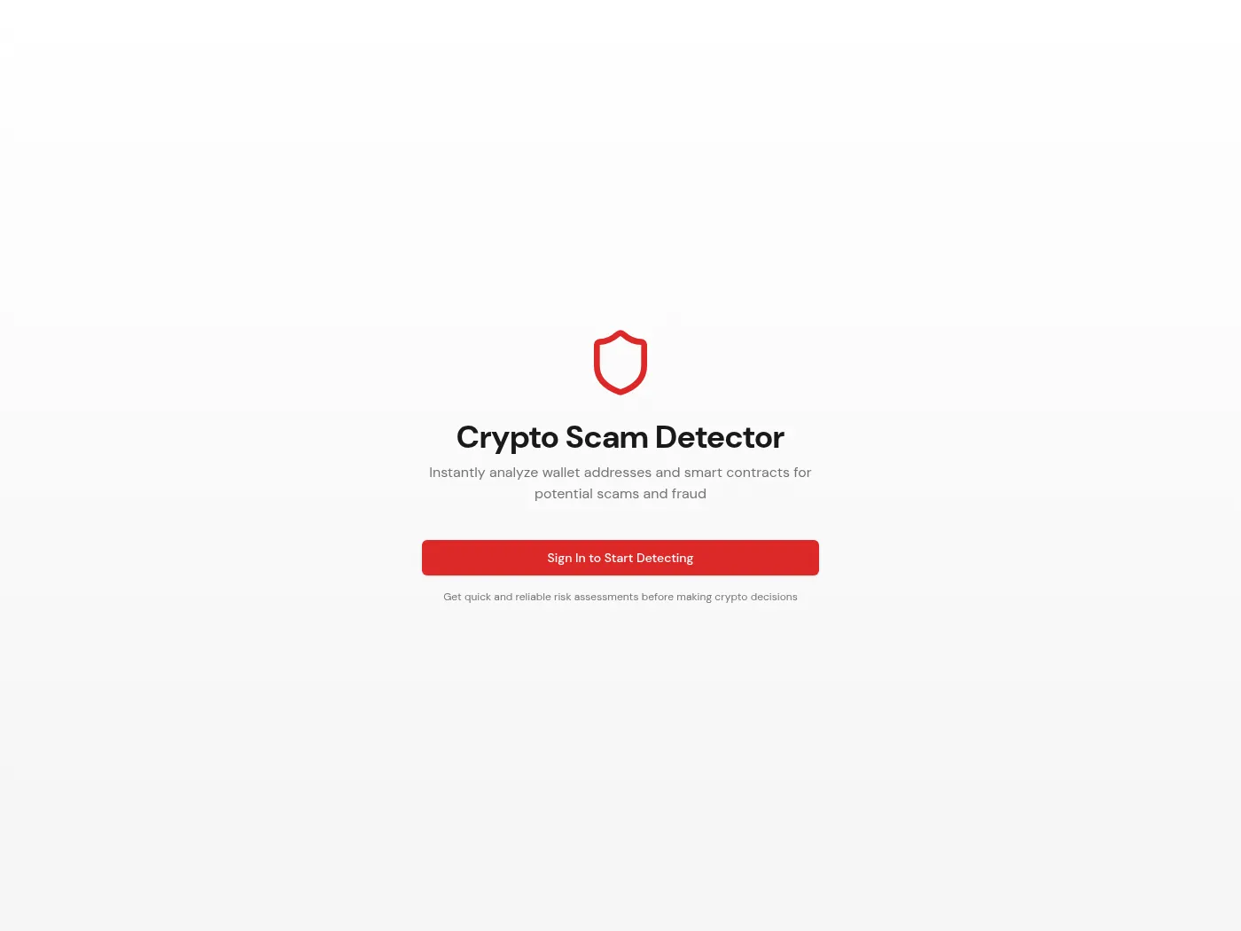 Crypto Scam Detector
