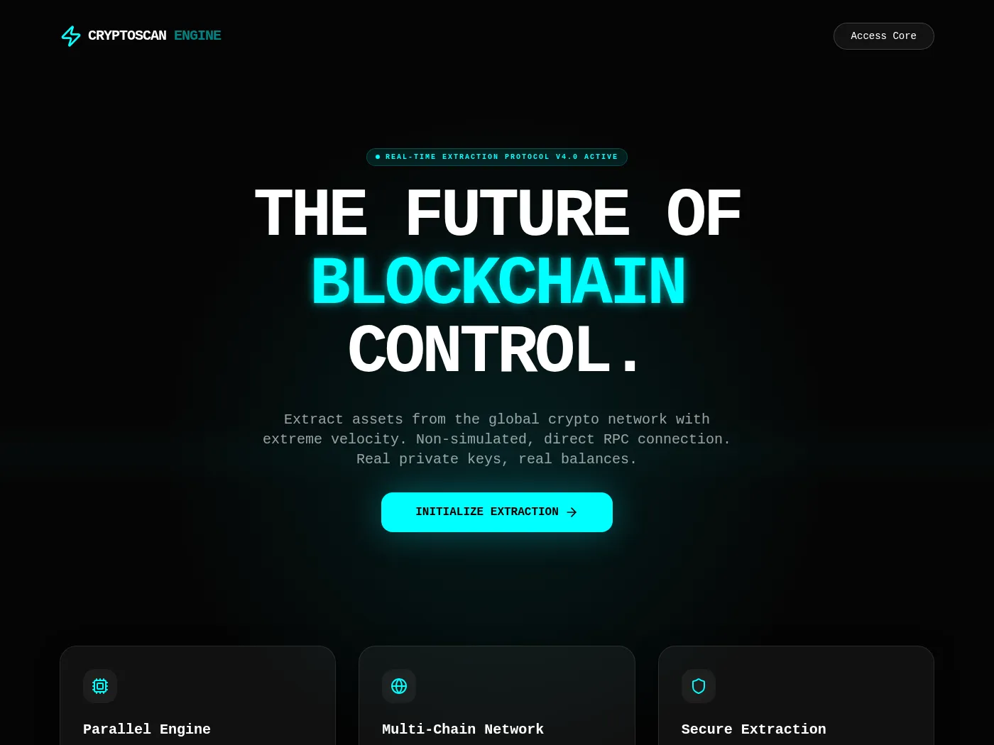CryptoScan Engine