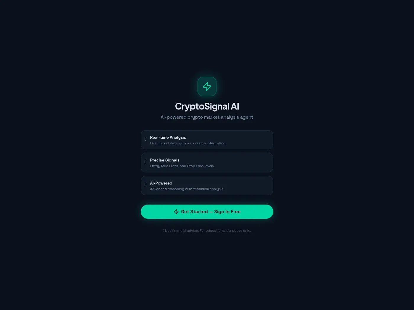 Crypto Signal AI Agent