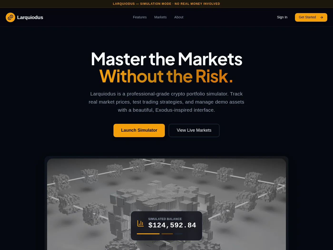 Larquiodus Crypto Simulator