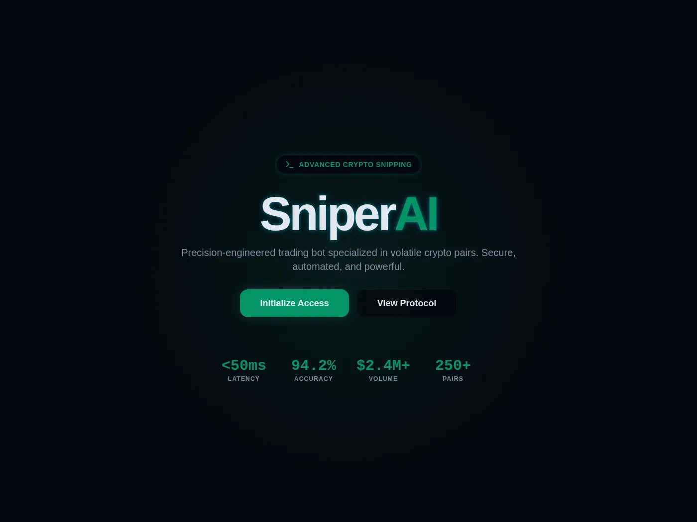 CryptoSniper AI Trader