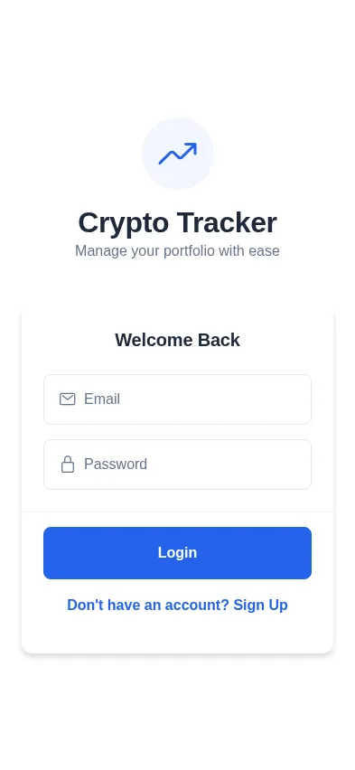Crypto Tracker Android