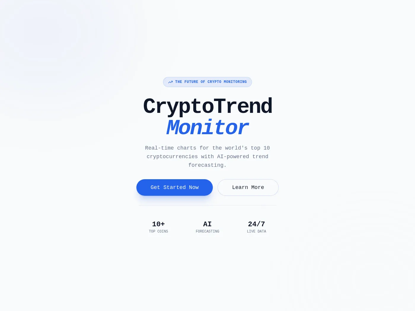 CryptoTrend Monitor
