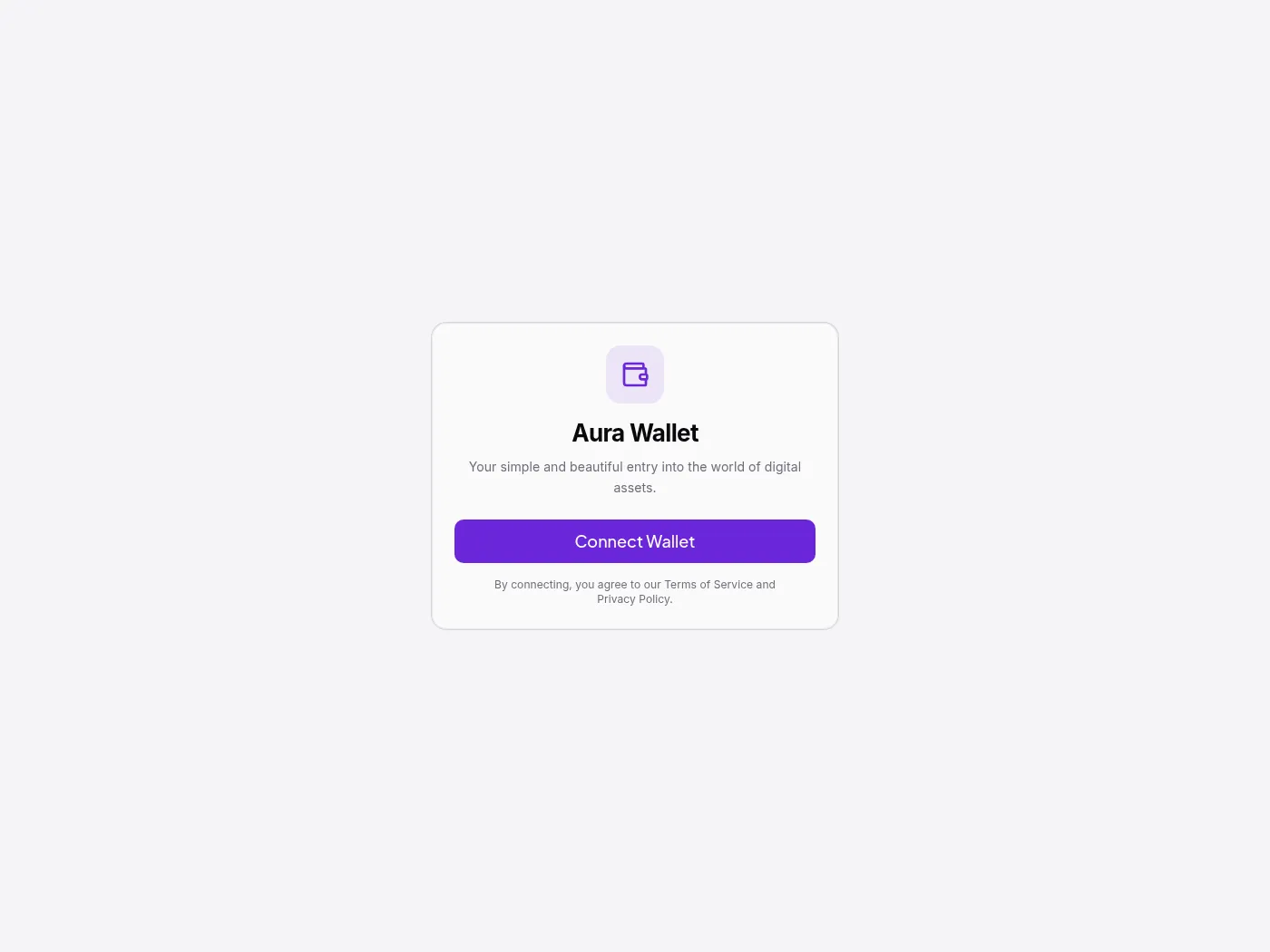 Starter Crypto Wallet