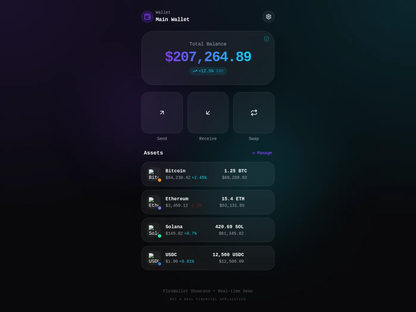 FlexWallet Showcase