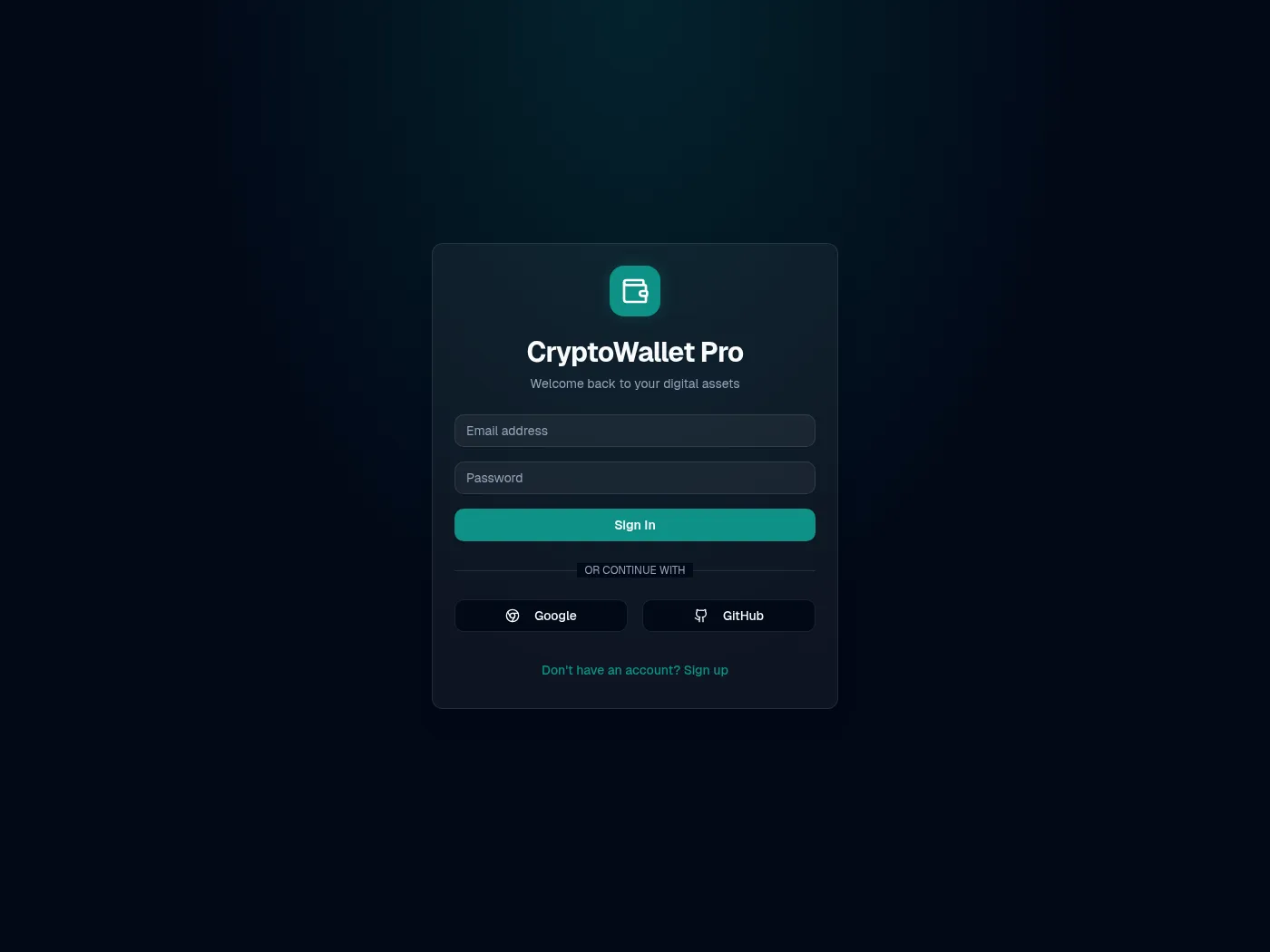 CryptoWallet Pro