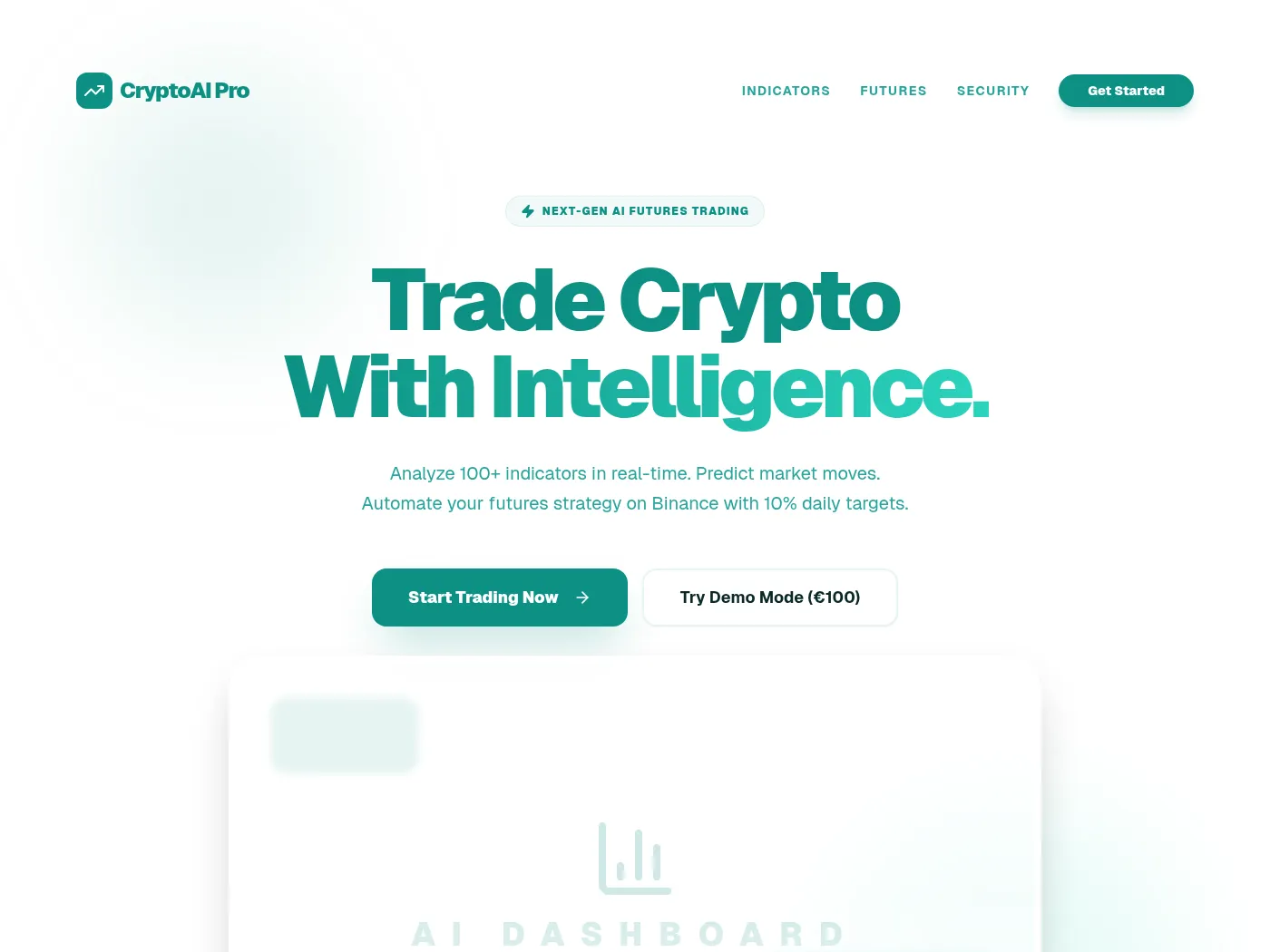 CryptoAI Trader Pro