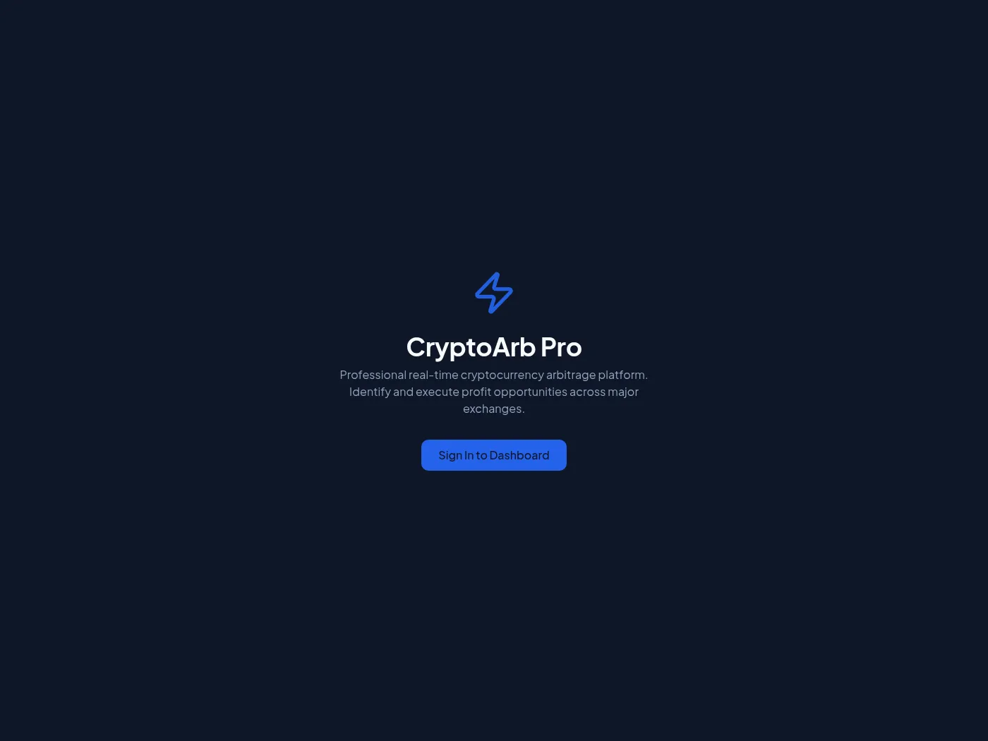 CryptoArb Pro App